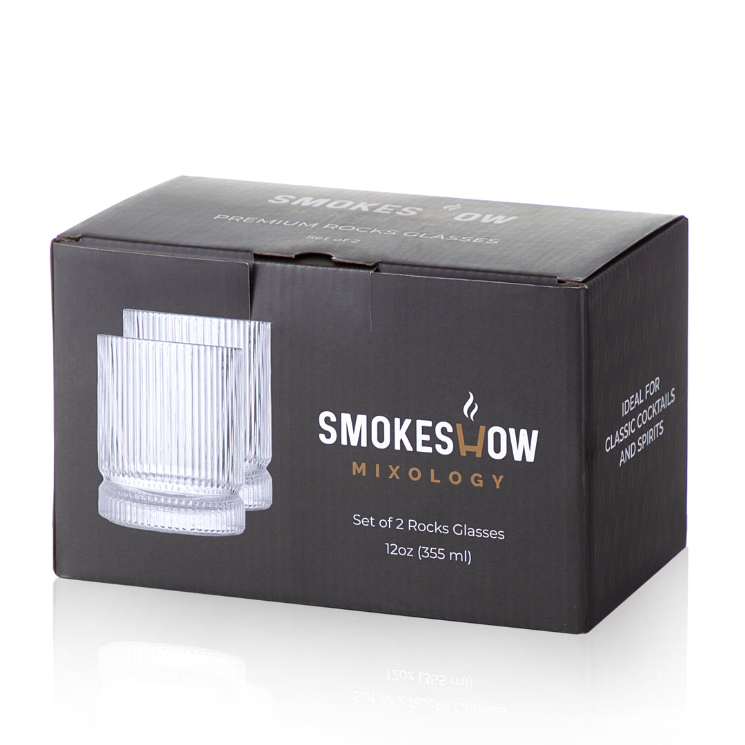 Smokeshow Premium Rocks Glasses (2-Pack) – Smokeshow Mixology